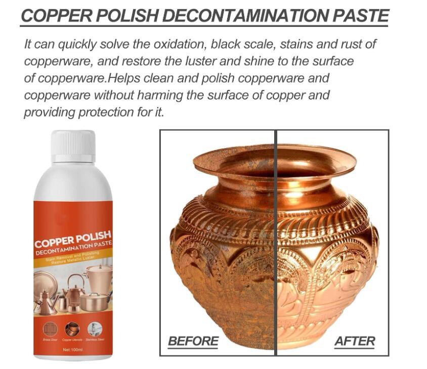 Brass Copper Cleaner Polish Spray,Gently Cleans Tarnish Without ...