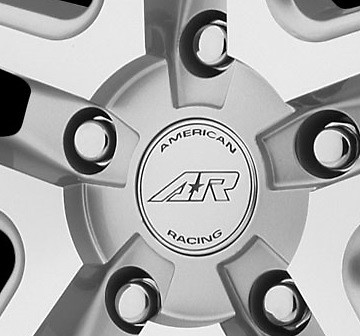 American Racing AR907 Silver Machine Center Cap 490K57AR-S2 fits All ...
