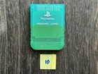 Sony PlayStation 1 PS1 Official OEM Clear Emerald Green Memory Card ...