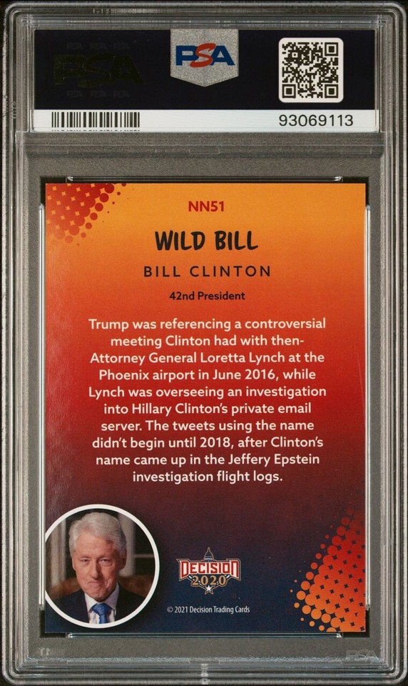 Bill Clinton 2020 Decision SP Donald Trump Nicknames "Wild Bill" 5/10 ...