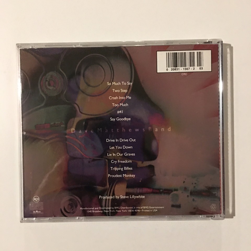 Dave Matthews Band Crash CD RCA 1996 VG | eBay
