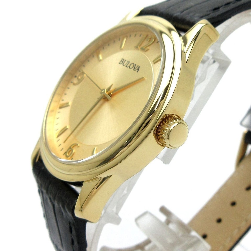 Bulova Classic Gold Round Men's 3-Hand Watch 97A70 BULOVA Working ...