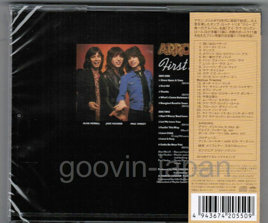 Sealed ARROWS First Hit +11 JAPAN CD WPCR-16200 2015 Limited issue Alan ...