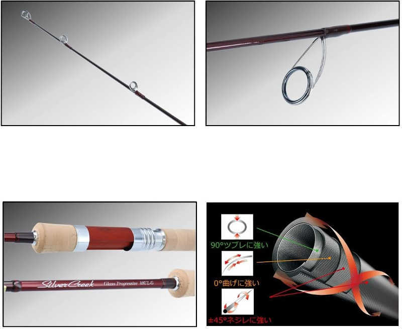Daiwa Trout Spinning Rod Silver Creek Glass Progressive 48UL Daiwa Trout Spinning Rod Silver Creek Glass Progressive 48UL