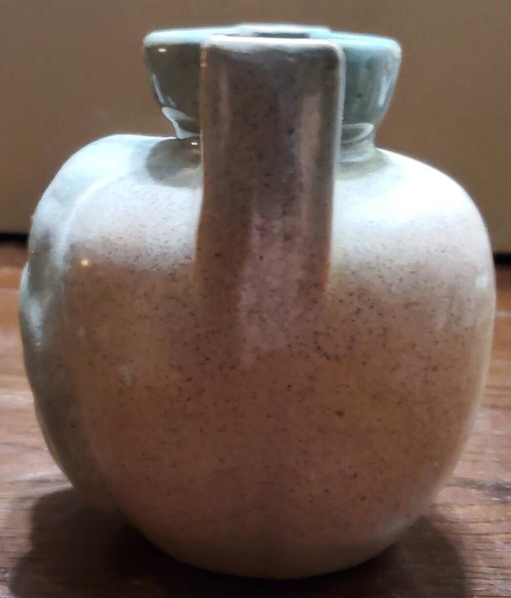 Dryden Art Pottery Vase Kansas Clay Signed 40s-50s Peach & Leaf | eBay