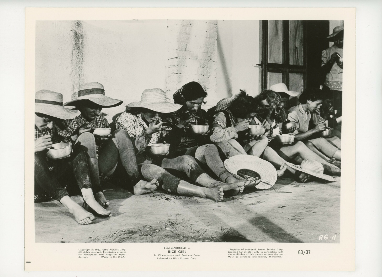 RICE GIRL Original Movie Still 8x10 Elsa Martinelli, Melodrama 1963 ...