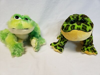 Vintage Ganz Bullfrog & Tie Dye Frog Lot Plush Stuffed Toy New York | eBay