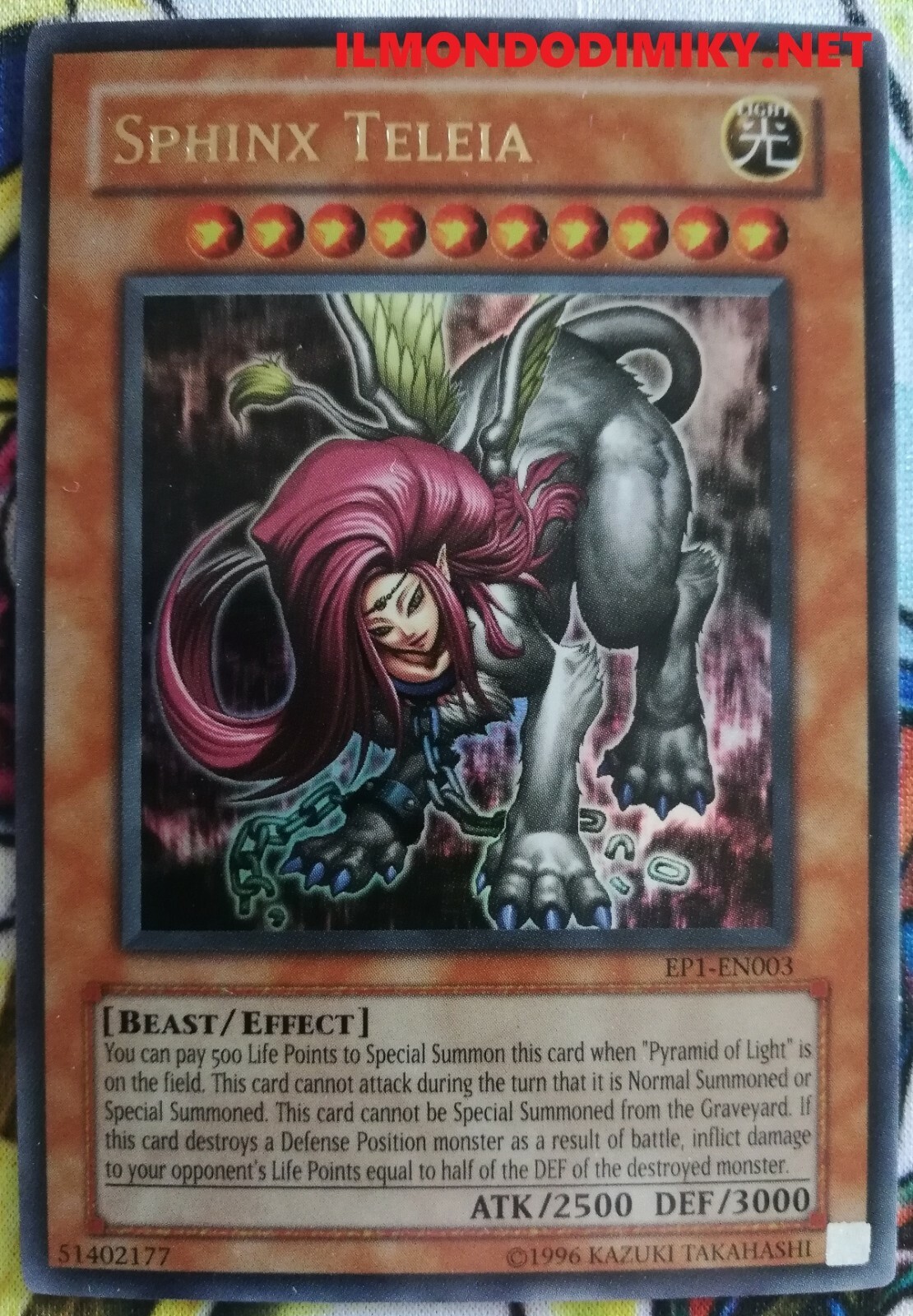YU-GI-OH SPHINX TELEIA EPI-EN 03 ULTRA RARA INGLESE | eBay