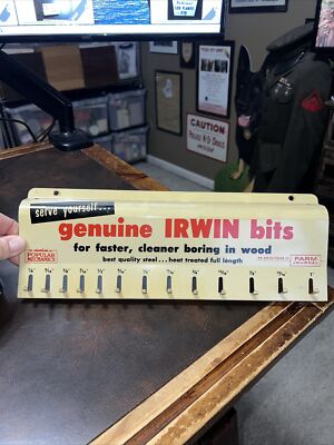 Vintage 15” Irwin The Original Solid Center Auger Drill Bit Metal ...