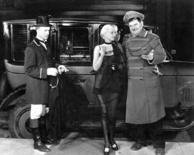 Laurel and Hardy Double Whoopee 1929 Stan & Ollie as doormen Jean ...