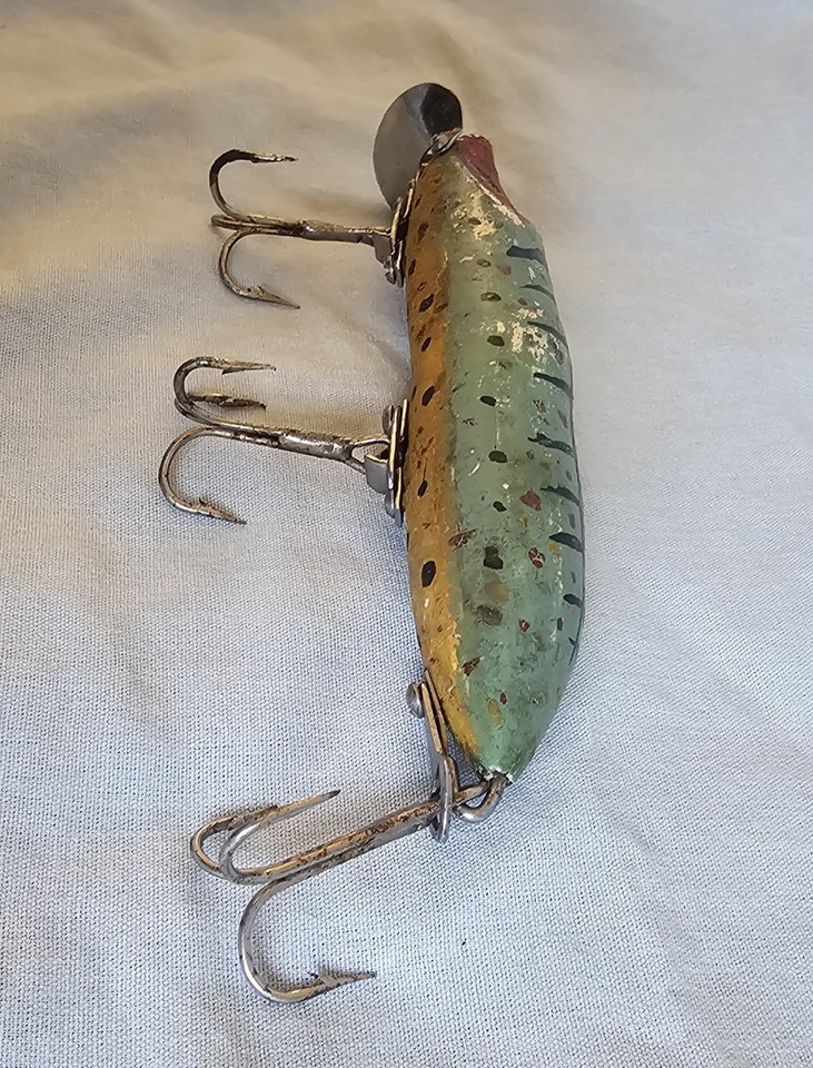 Antique HEDDON VAMP VINTAGE WOODEN LURE, Very Rare | eBay