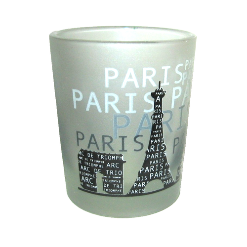 Paris France Souvenir Shot Glass Notre Dame Eiffel Tower Arc de ...