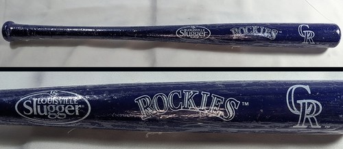 Colorado Rockies 18" Blue Mini Baseball Bat Louisville Slugger New ...