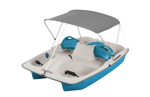 Sun Dolphin Slider Pedal Boat W/ Canopy Outdoor Water Sport Fun Summer ...