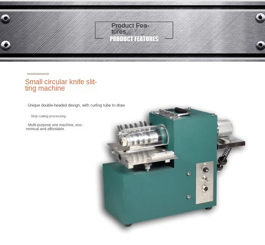 220V High Quality Double Head Leather Machine Belt Cutter Strap Cutting ...