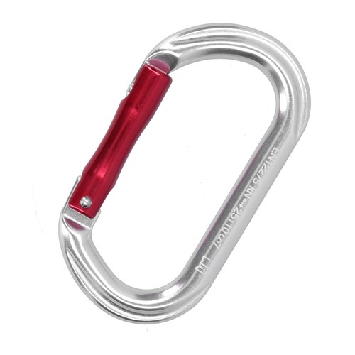 O‑Ring Carabiner Climbing Hiking Bearing Hook Straight Lock Quick ...