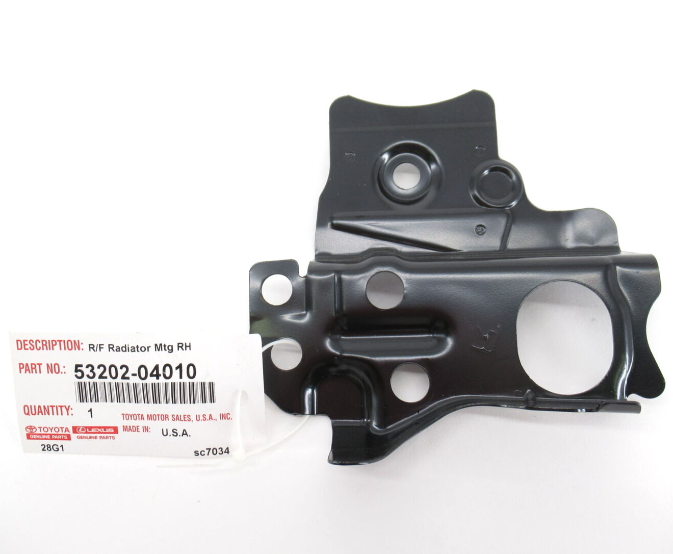 Genuine OEM Toyota 53202-04010 Passenger RH Side Panel Reinforced 2005 ...