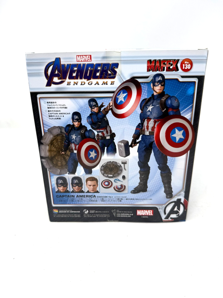MAFEX Marvel Avengers Endgame Captain America NEW No. 130 Medicom ...
