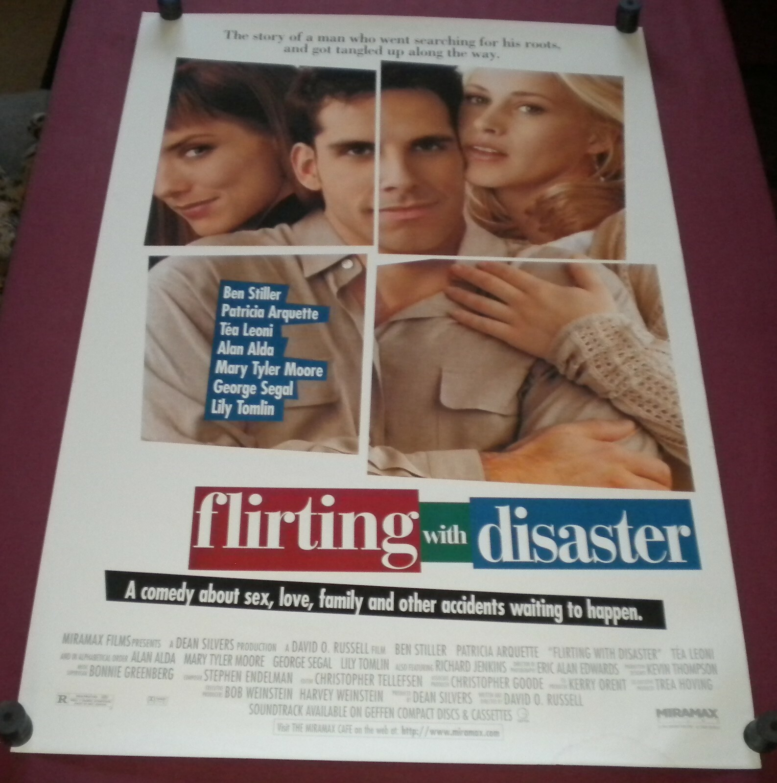Flirting with Disaster Movie Poster 27 x 40 D/S Ben Stiller Patricia ...