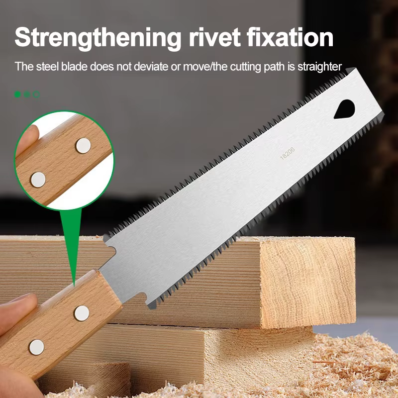 Japanese Style Hand Saw Single/Double Sided Fine Tooth Wood Saw SK5 ...