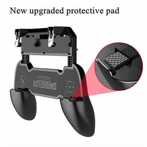 Mobile Game Controller Gamepad with L1R1 4 Fingers Trigger for Android ...