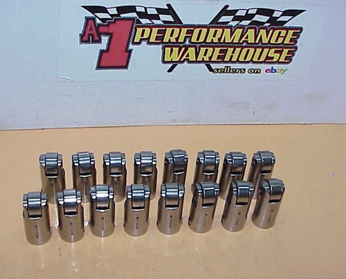 16 Isky KEYWAY Solid Roller Lifters .937" SB Chevy Crane BAM Comp Jesel ...