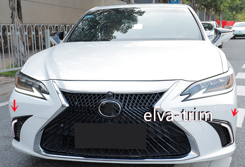 Daytime running lights/ Fog lights COVER For Lexus ES 350 300h 2019 ...