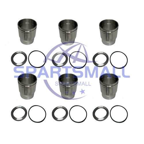 6X Injector Sleeve Kit 3686961 3686883 For Cummins ISX15 QSX15 X15 ...