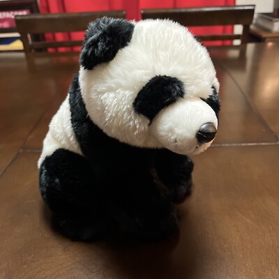 AURORA Precious Panda Cub 10” Stuffed Plush Animal Lovey New With Tags ...