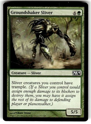 Groundshaker Sliver Core Set 2014 (M14) Regular MTG NM | eBay