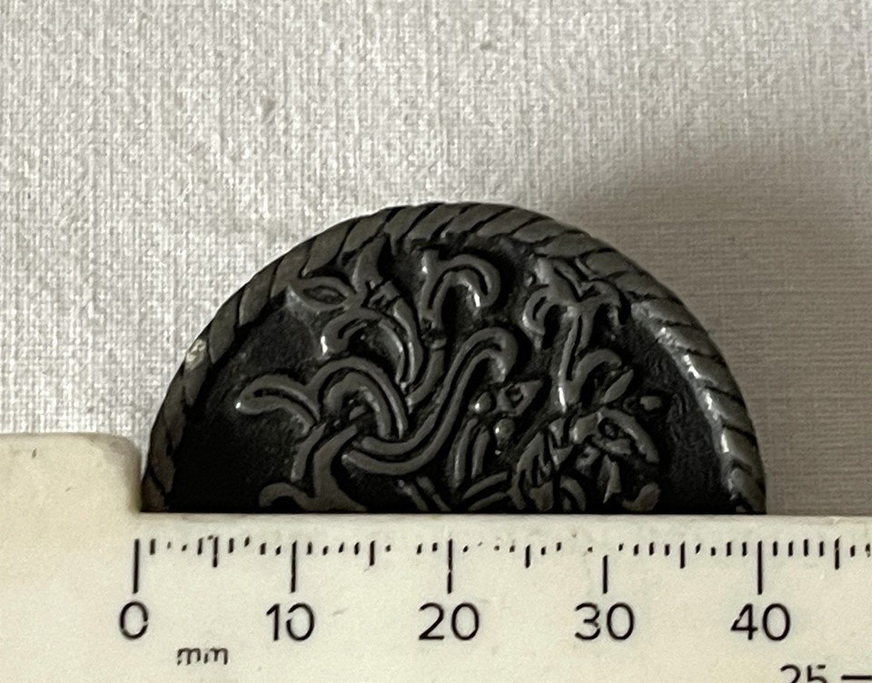 Vintage SJC Brand Pewter Pin Badge, 4cm Diameter | eBay