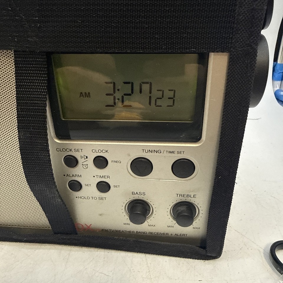 Sangean CC Radio Plus DX AM FM TV Weather Band Receiver Working | eBay