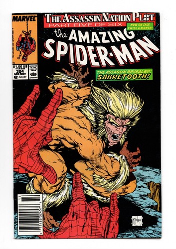 AMAZING SPIDER-MAN #324 - MARVEL COMICS - NOV. 1989 - TODD McFARLANE ...