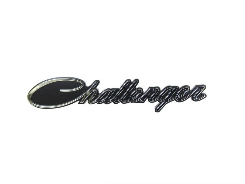 2008-2014 Dodge Challenger CHROME BLACK SCRIPT GRILLE EMBLEM NAMEPLATE ...