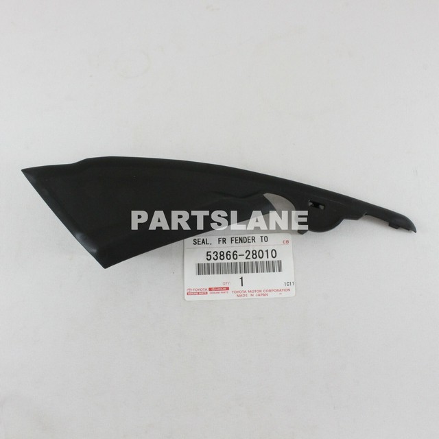 5386628010 Genuine Toyota Seal Front Fender to Cowl Side RH 53866-28010 ...