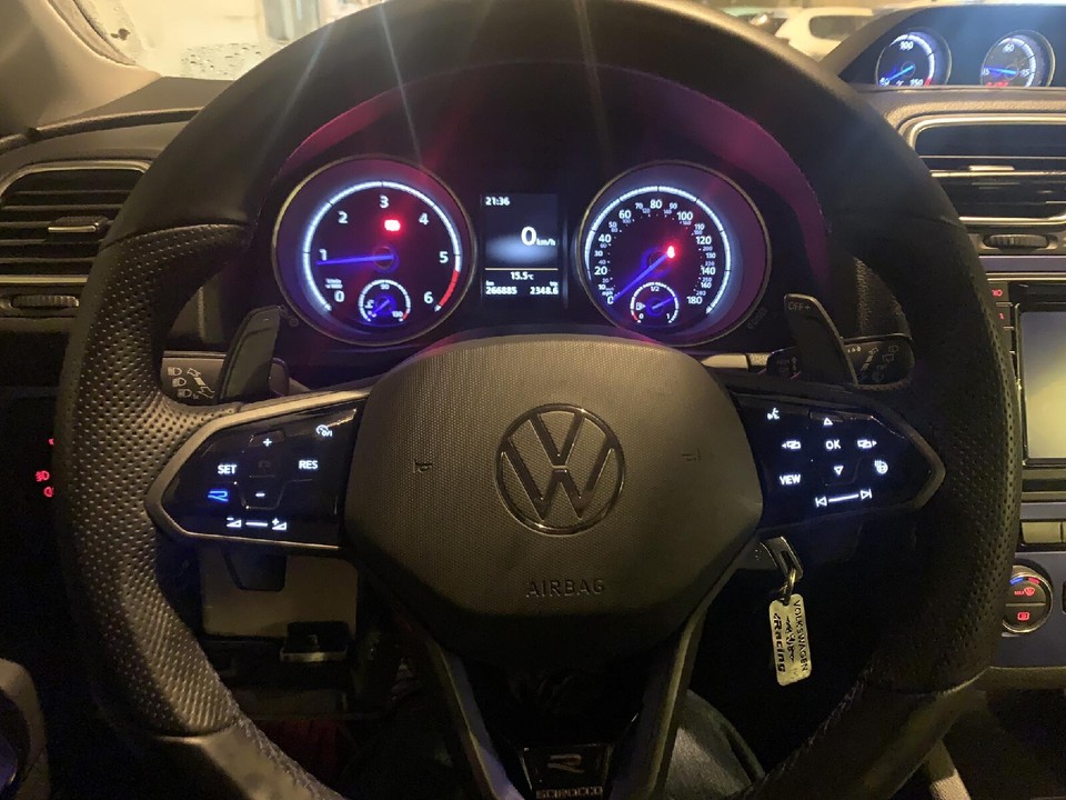 Genuine VW Passat Tiguan Golf Jetta R Line Steering Wheel Heater Touch ...