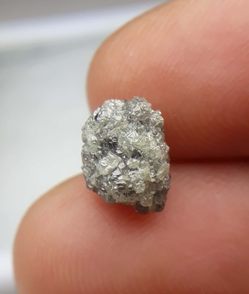 2.31 Ct,Natural Rough Diamond,Raw Rough Diamond,Grey Uncut Diamond ...