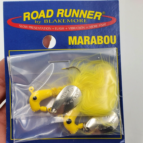 Blakemore Road Runner Marabou 1/4 Oz Jighead Jigs 2 Count Pack You ...