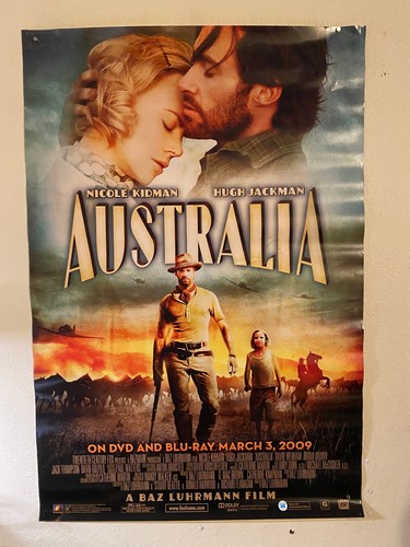 Poster: Australia (2008): Hugh Jackman/Nicole Kidman original movie ...
