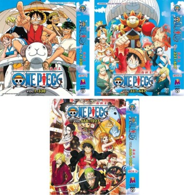 ANIME DVD~ENGLISH DUBBED One Piece (VOLUME 1-1027) COMPLETE BOX DHL ...