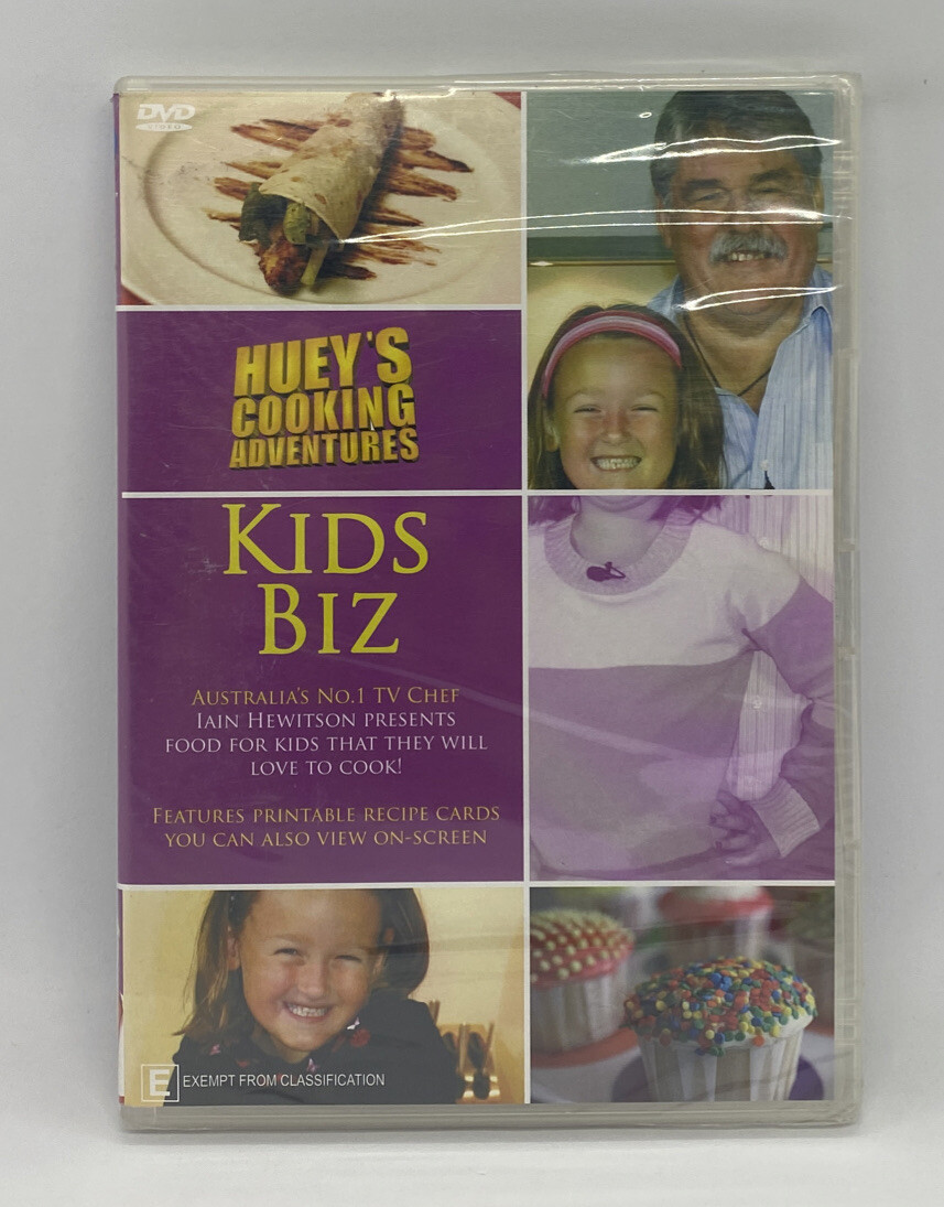 Huey's Cooking Adventures: Kids Biz - New & Sealed DVD - Free Post | eBay