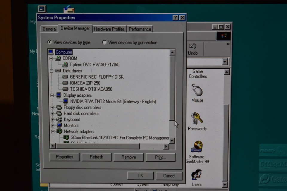 Gateway E-4200 Vintage Retro Gaming PC Windows 98 SE Intel Pentium III ...