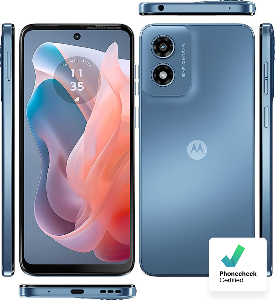 Motorola Moto G Play (2024) I 64GB Sapphire Blue I TRACFONE/OTHER ...