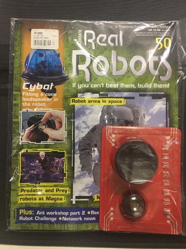ULTIMATE REAL ROBOTS #50 MAGAZINE ISSUE 50 NEW (WITH UNOPENED PART ...