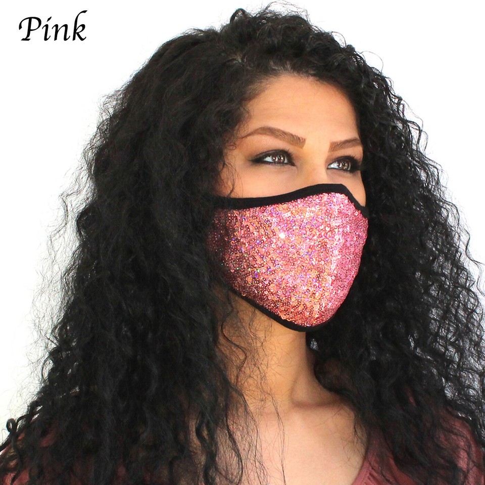 Bling Sequin Glitter Face Mask Fashion Face Masks Bling Face Mask | eBay