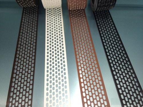 5m Rol Lüftungsband PVC Vogelschutzgitter Lüftungsprofil Insektenschutz ...