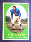Jim David #13 Topps 1958 Football Card (Detroit Lions) | eBay