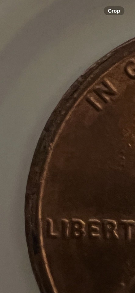 1982 No Mint mark Large Date Lincoln Copper Penny 3.1g; Rare double rim ...