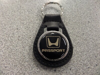 HONDA PASSPORT LEATHER KEY FOB KEY RING | eBay
