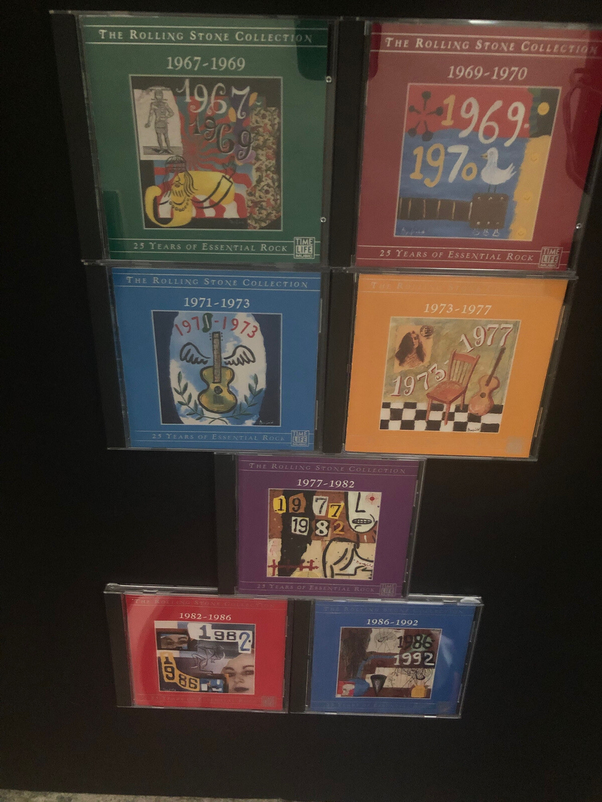The Rolling Stone Collection-25 Years Of Essential Rock 7 Cd Disc Set ...